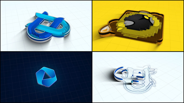 3D Construction Logo Animation, After Effects Project Files | VideoHive