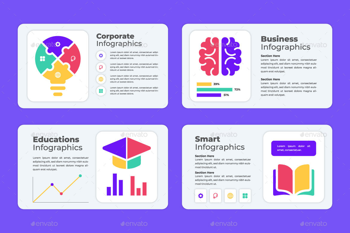 Education Infographics, Infographics | GraphicRiver