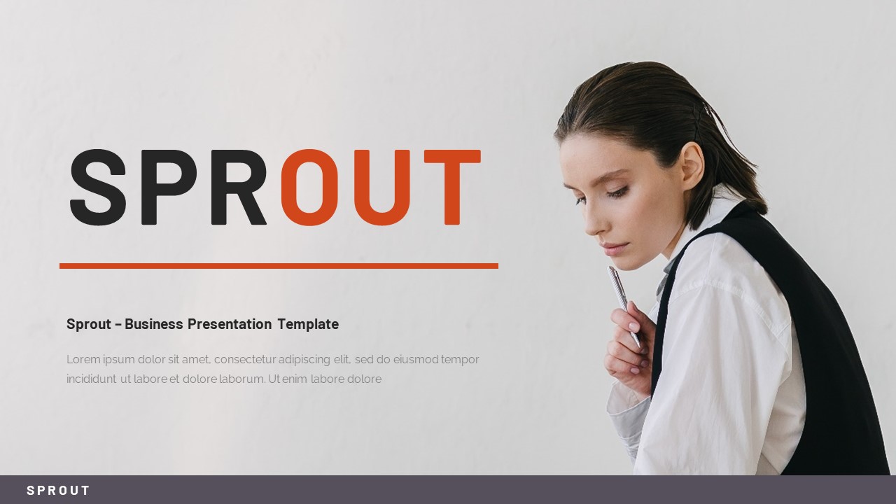 Sprout - Business Keynote Presentation Template, Presentation Templates
