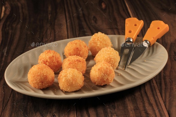 Arancini/Rice Ball/Round Nugget Coated with Bread Crumb Stock Photo by ...