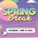 Spring Break Flyer Template, Print Templates | GraphicRiver