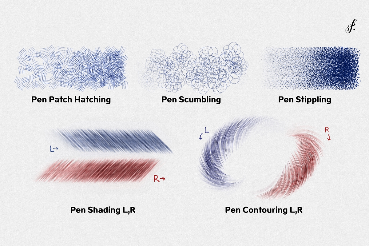 Procreate Ballpoint Pen Brush | 20 Pen Brushes for Procreate by ...