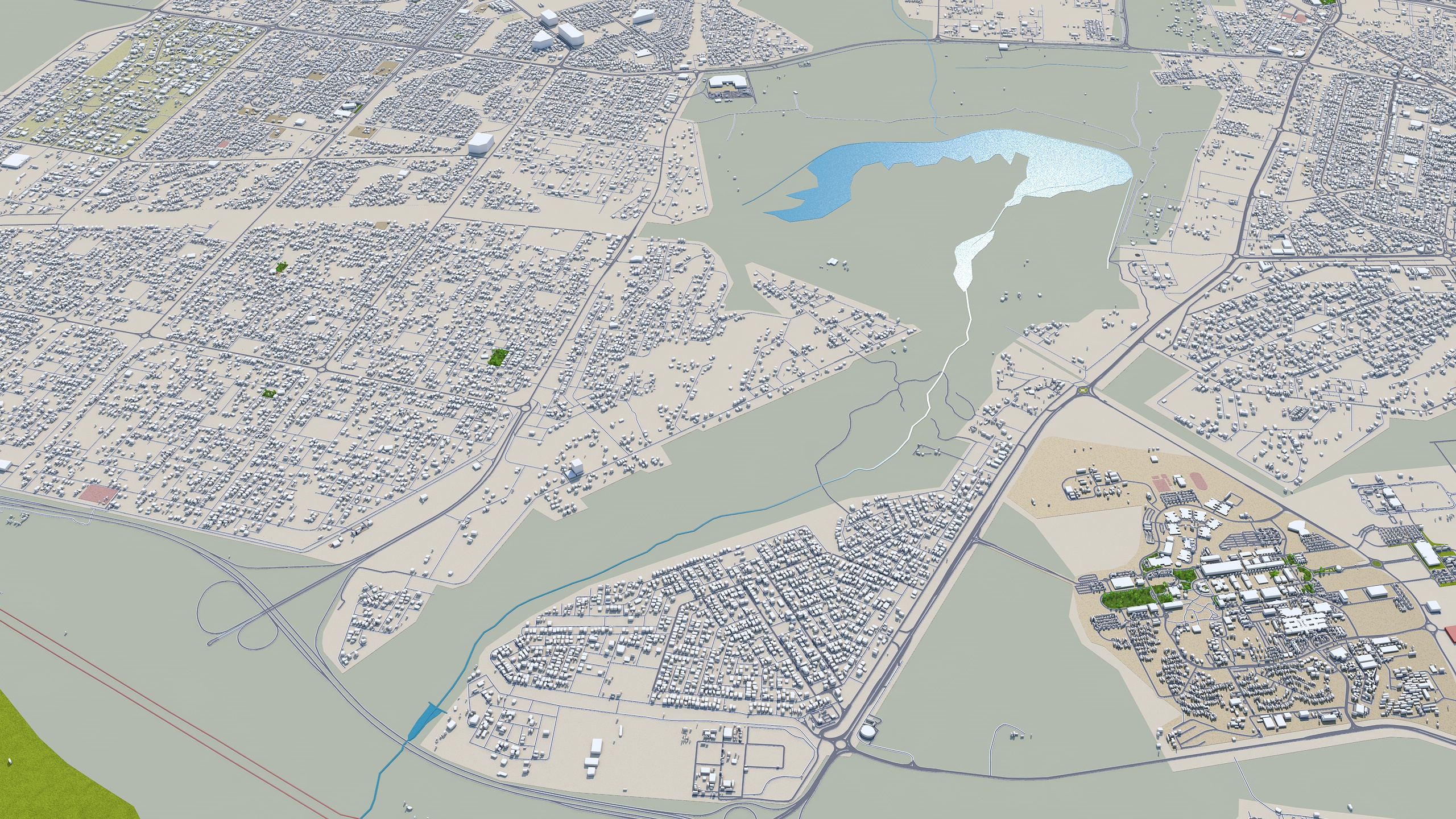 Al Seeb City Oman 3d model 40km by TurboCG | 3DOcean