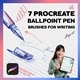 Procreate Writing Brushes | 7 Ballpoint Pens, Add-ons | GraphicRiver