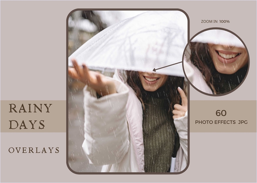 Rainy Days - Photo Effect Overlays, Add-ons | GraphicRiver