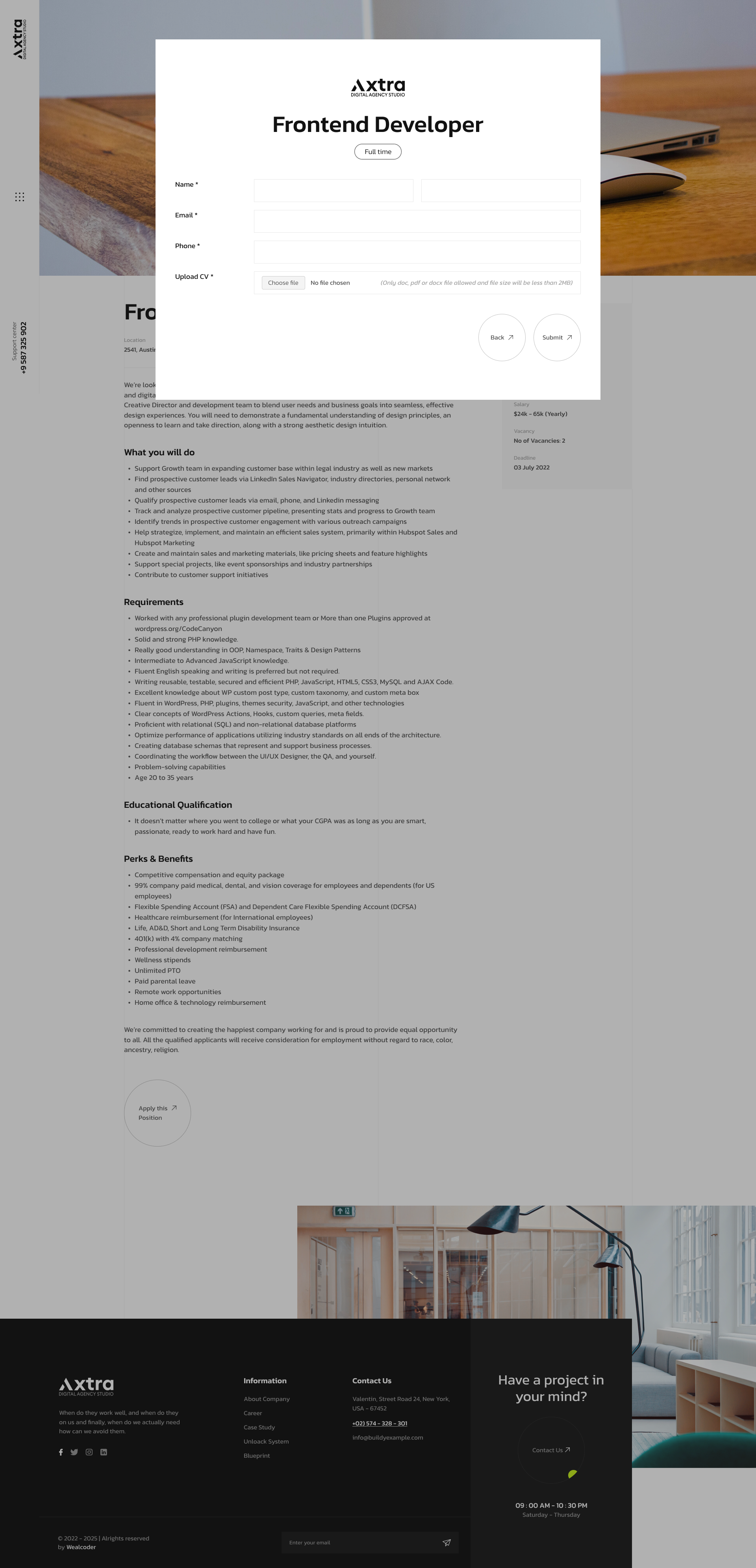 Axtra | Digital Agency Creative Portfolio Figma Template by wealcoder ...