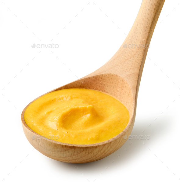 yellow vegetable puree Stock Photo by magone | PhotoDune
