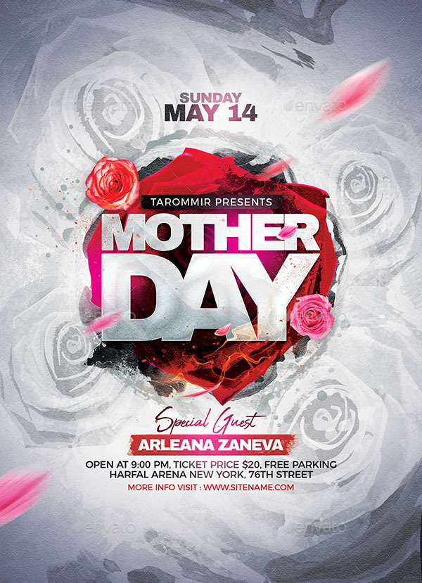 Mother Day Flyer, Print Templates | GraphicRiver