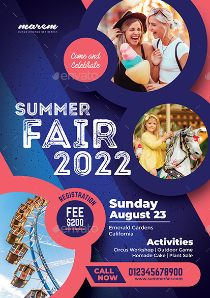 Summer Fair, Print Templates | GraphicRiver