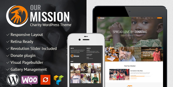 Our Mission - Charity WordPress Theme by CreativeWS | ThemeForest
