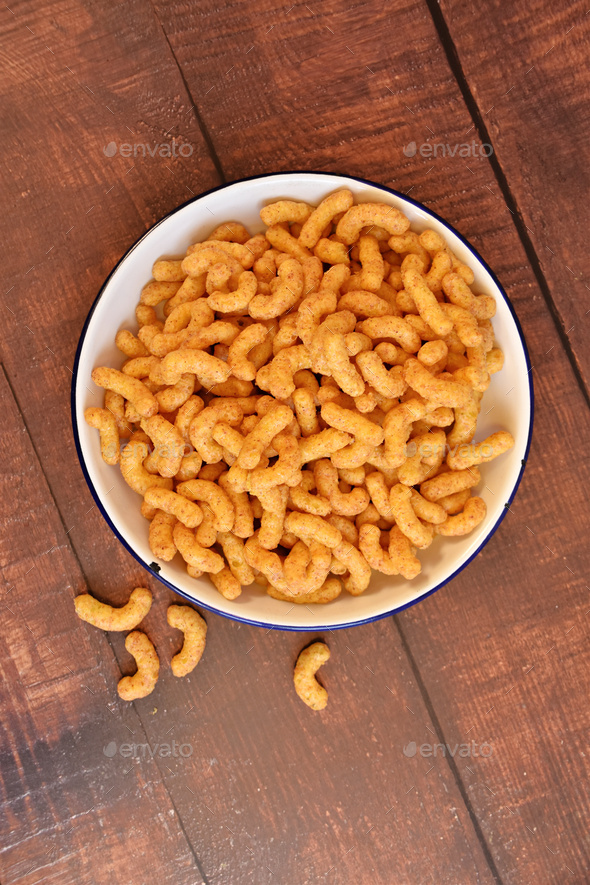 savoury peanut flip snack from above Stock Photo by andreajoseph2011