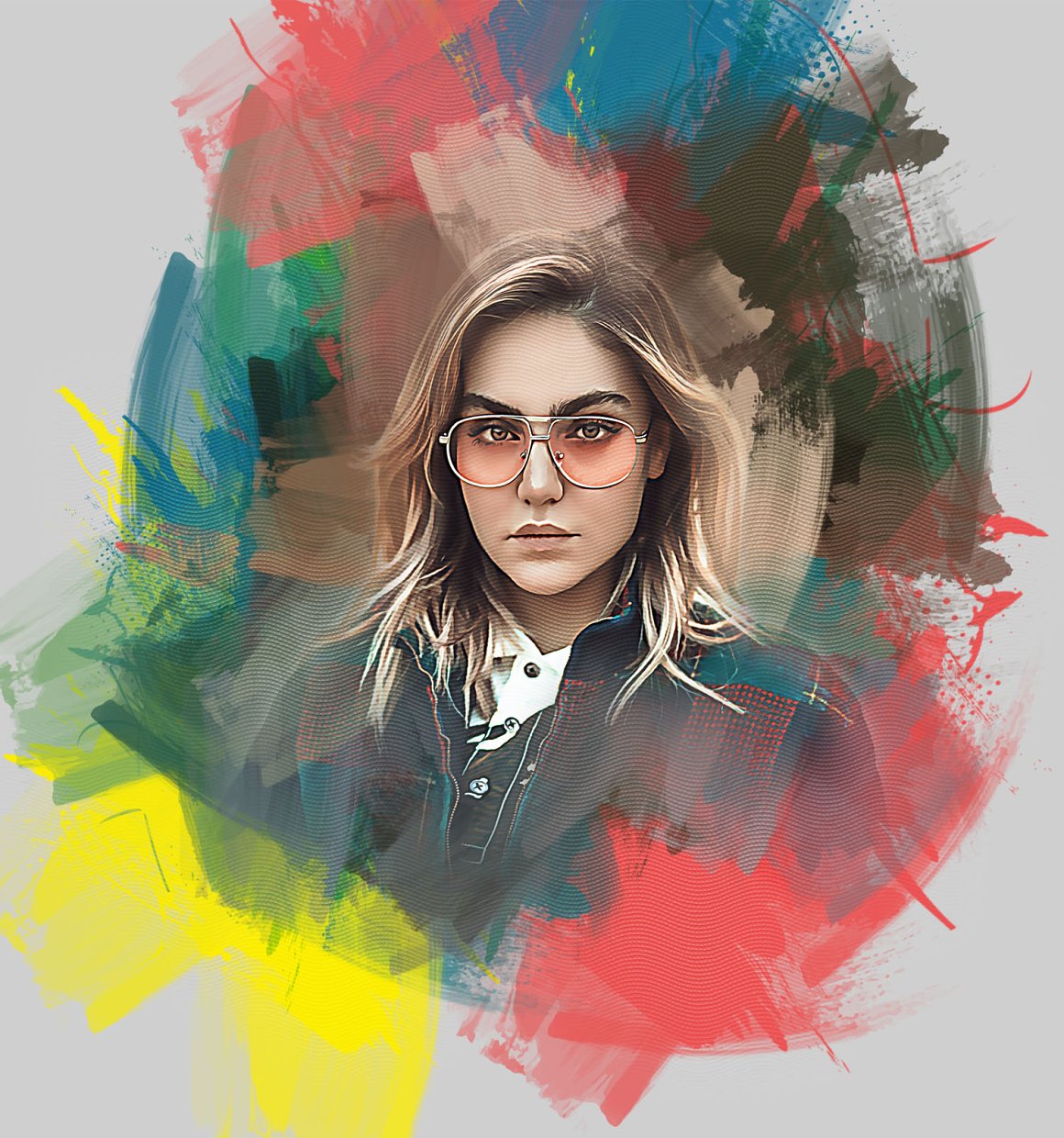 Abstract Portrait Art Photo Effect, Add-ons | GraphicRiver