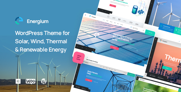 Energium | Alternative & Renewable Energy WordPress Theme by Artureanec