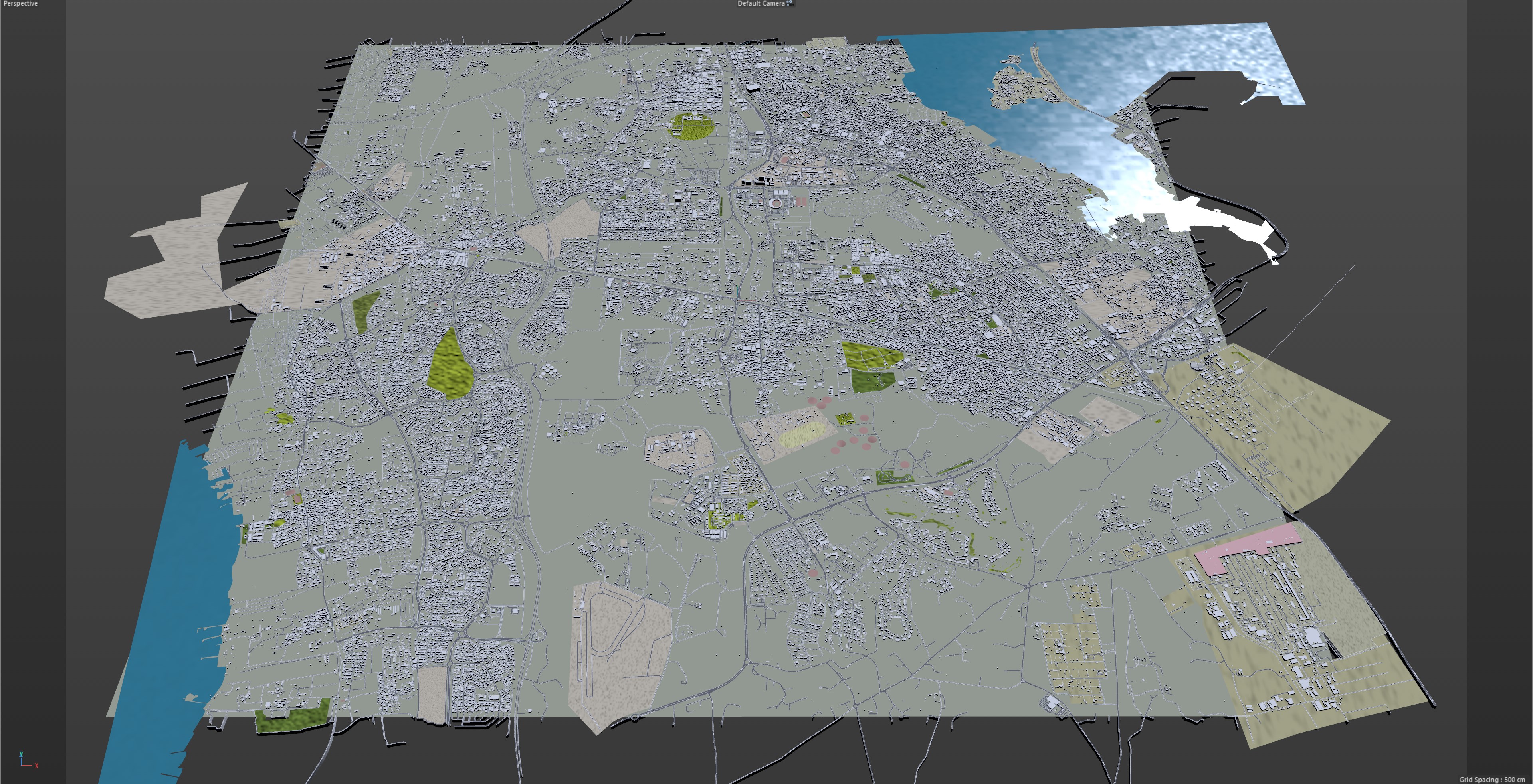 Riffa City Bahrain 3d model 15km by TurboCG | 3DOcean