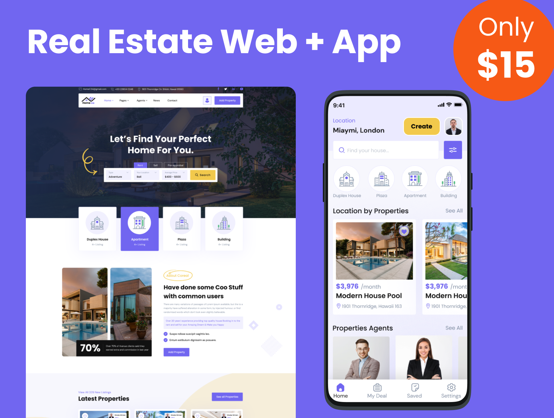 Homeco - Real Estate Figma UI Template Kit by QuomodoTheme | ThemeForest