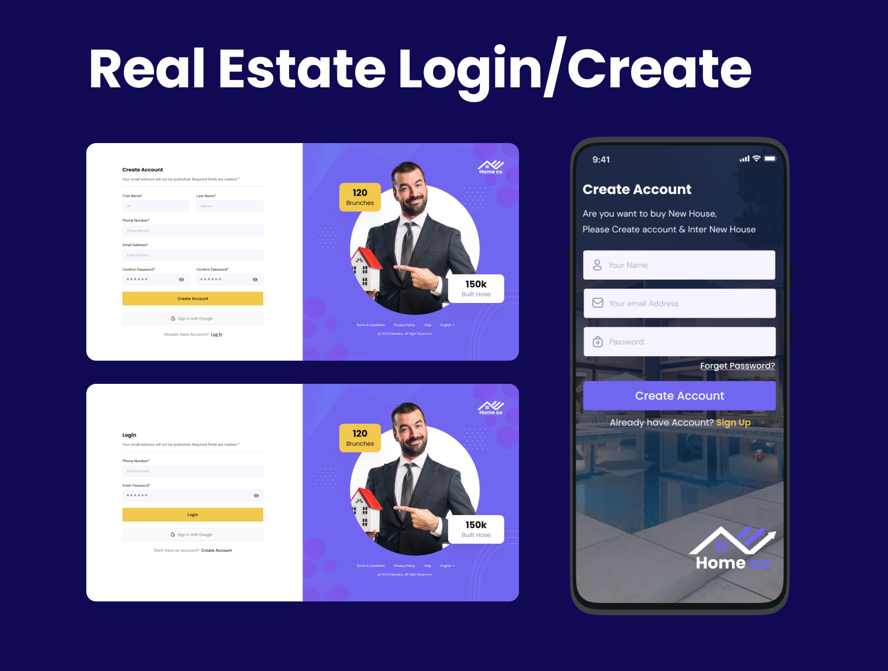 Homeco - Real Estate Figma UI Template Kit by QuomodoTheme | ThemeForest