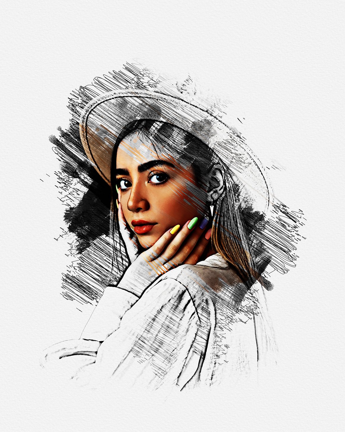 Editable Mix media Art Photo effect, Add-ons | GraphicRiver