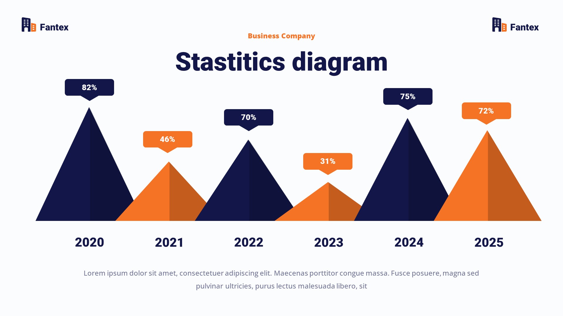 Fantex - Business Company Powerpoint Template, Presentation Templates