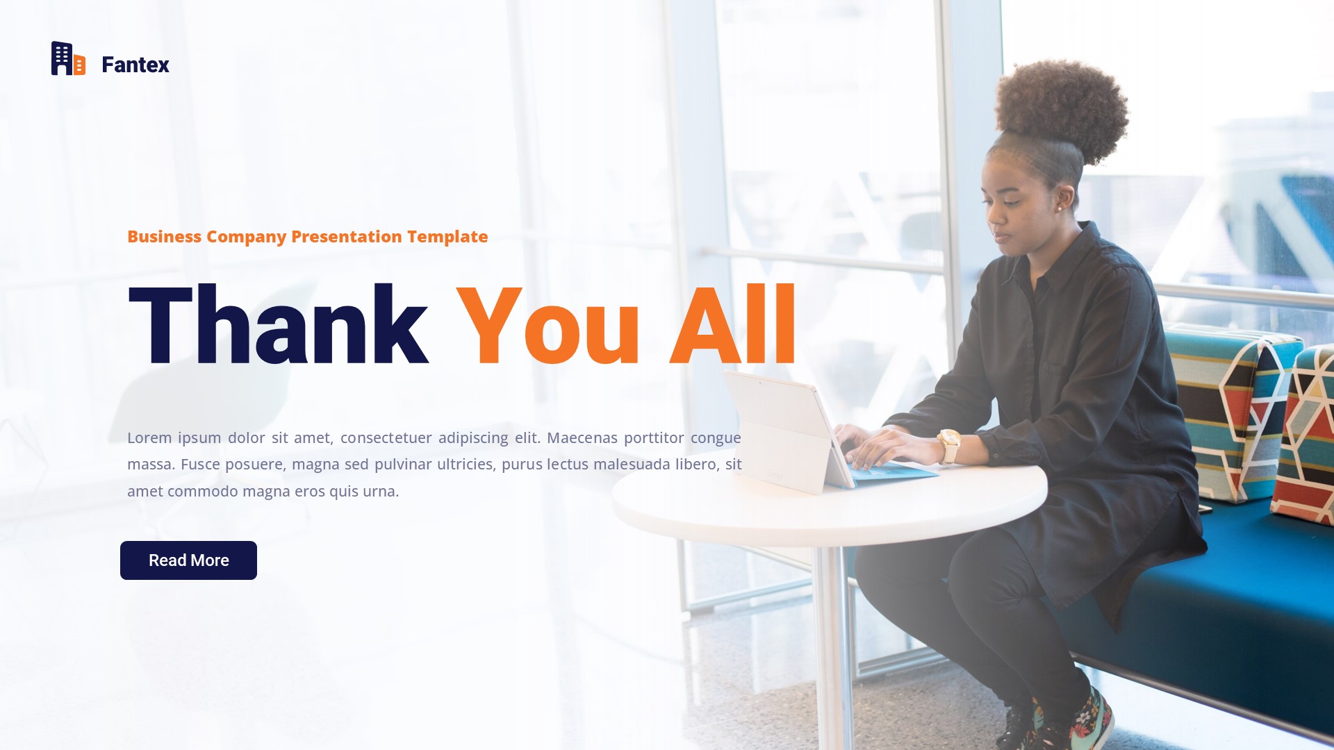 Fantex - Business Company Powerpoint Template, Presentation Templates