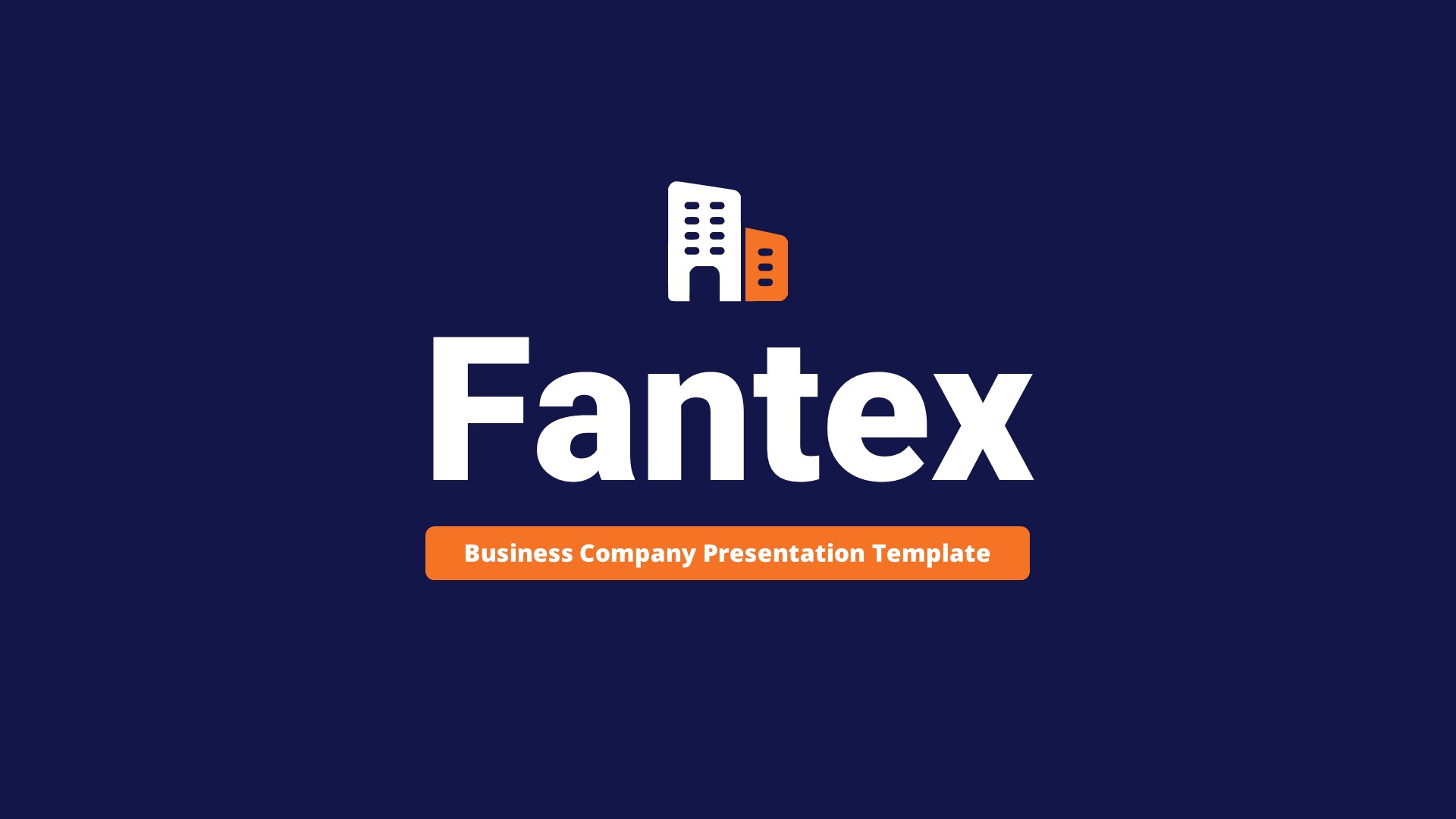 Fantex - Business Company Powerpoint Template, Presentation Templates