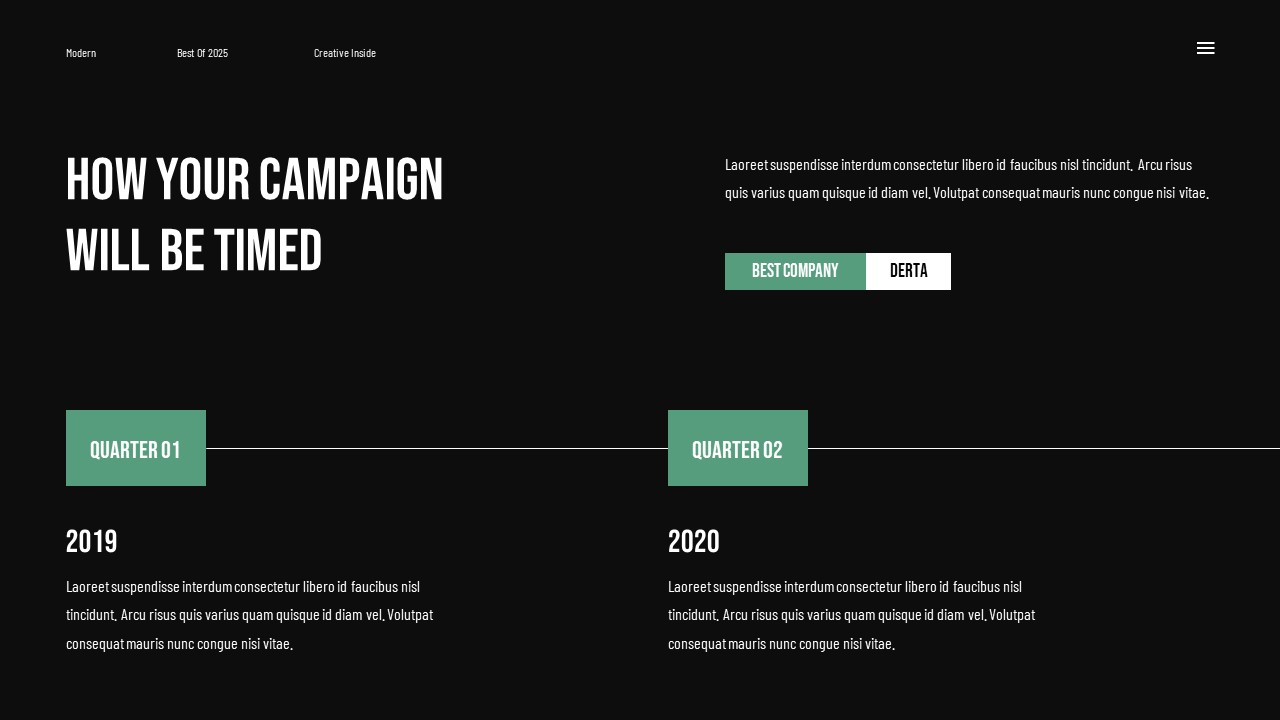 DERTA - Digital Marketing KEY Presentation Templates, Presentation ...