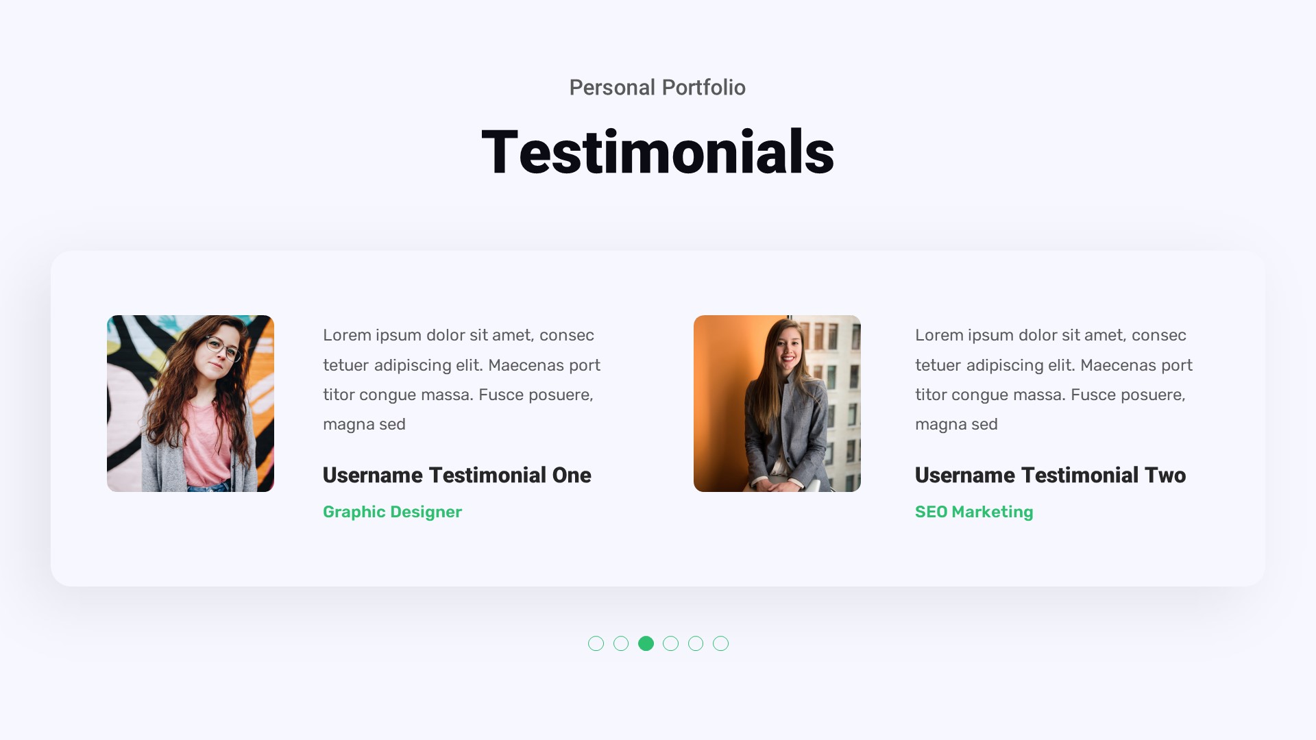 Personal Portfolio Google Slides Template, Presentation Templates ...