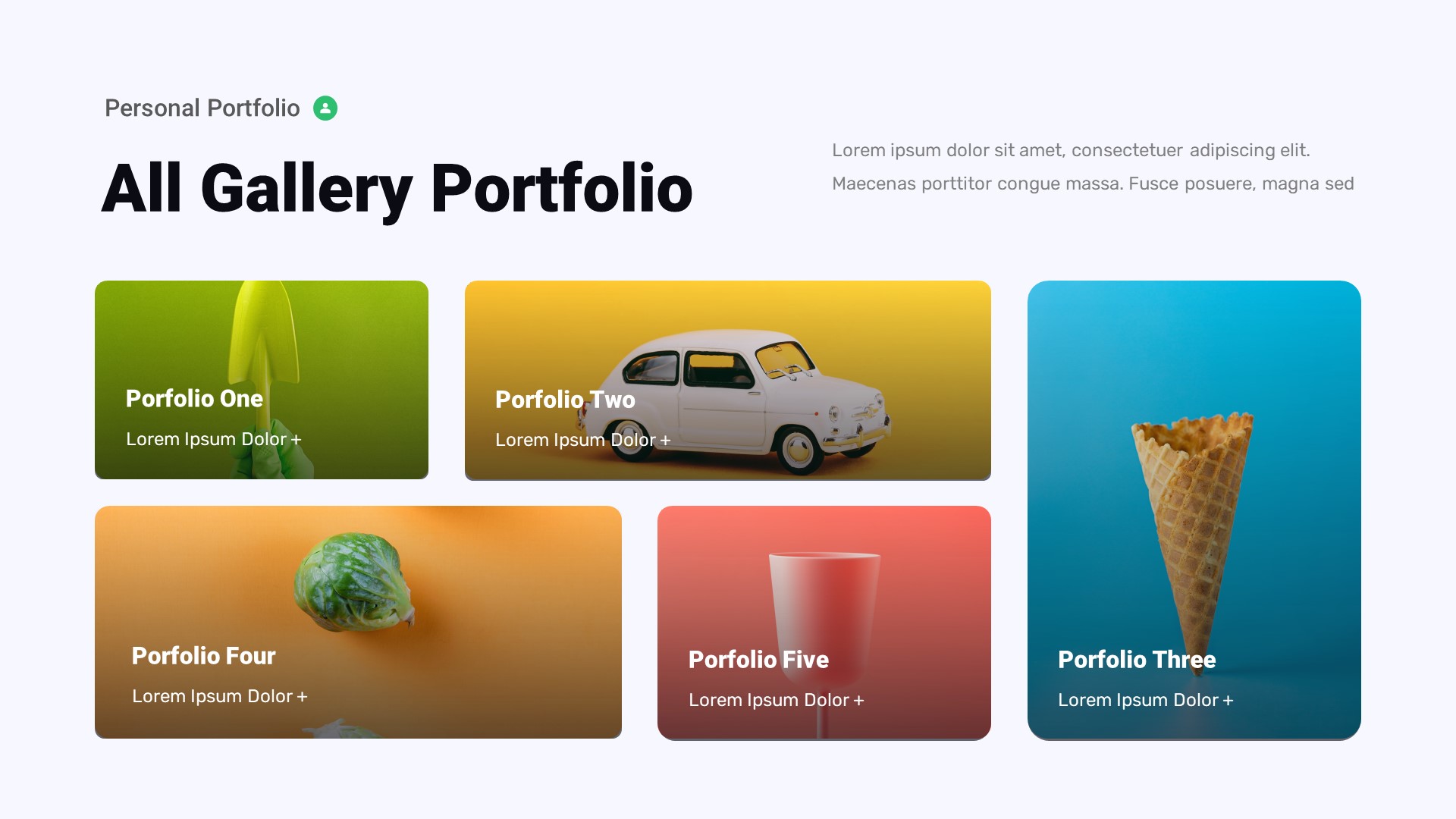 Personal Portfolio Google Slides Template, Presentation Templates ...