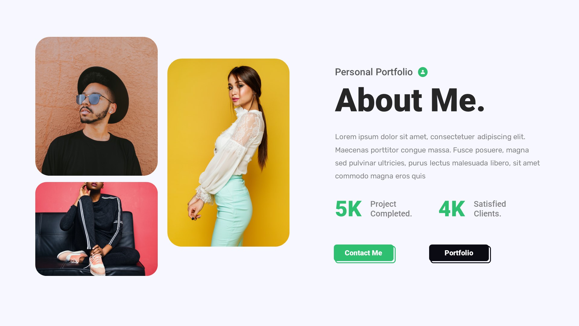 Personal Portfolio Google Slides Template, Presentation Templates ...