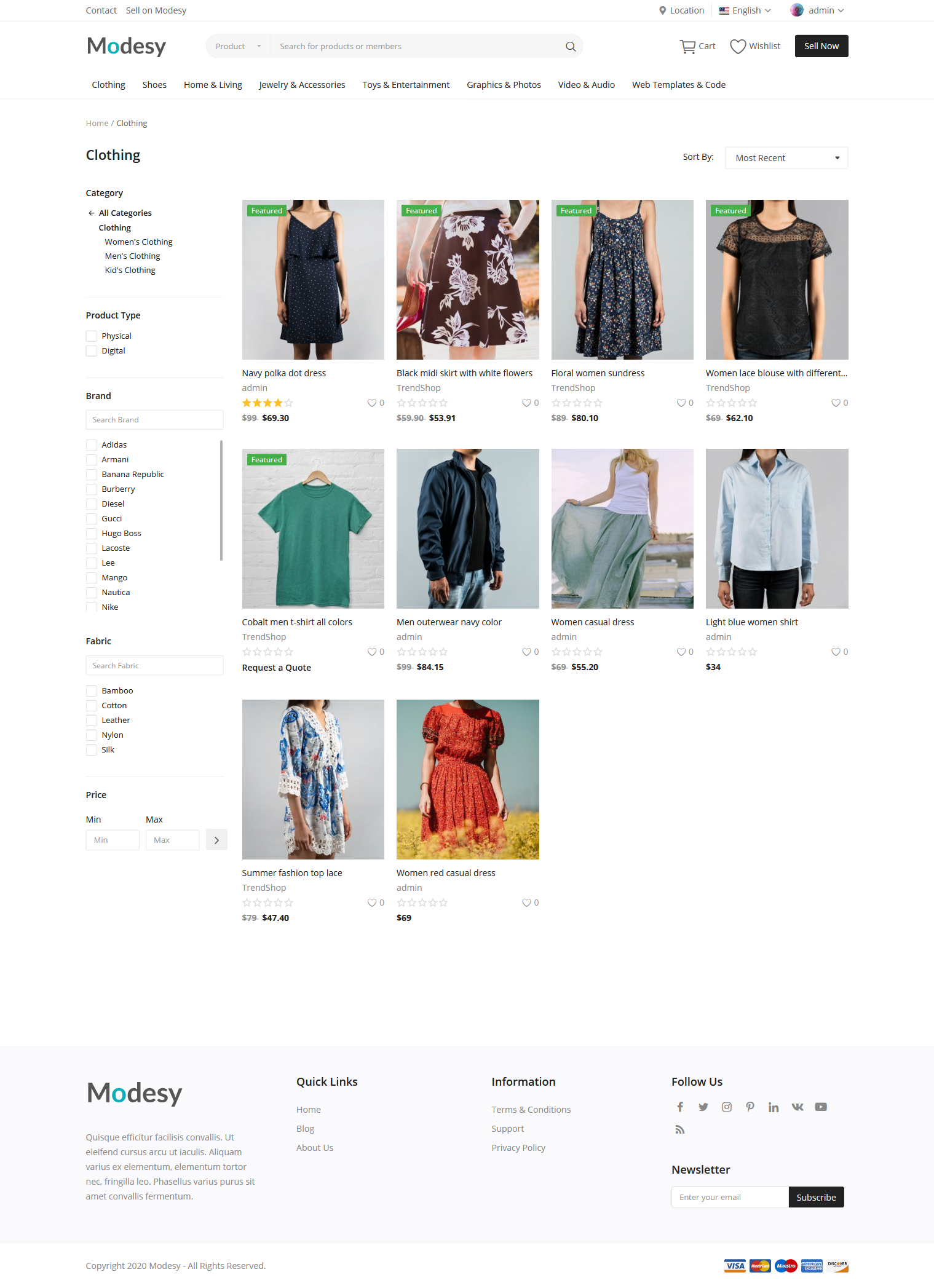 Modesy - Marketplace & Classified Ads Script by Codingest | CodeCanyon