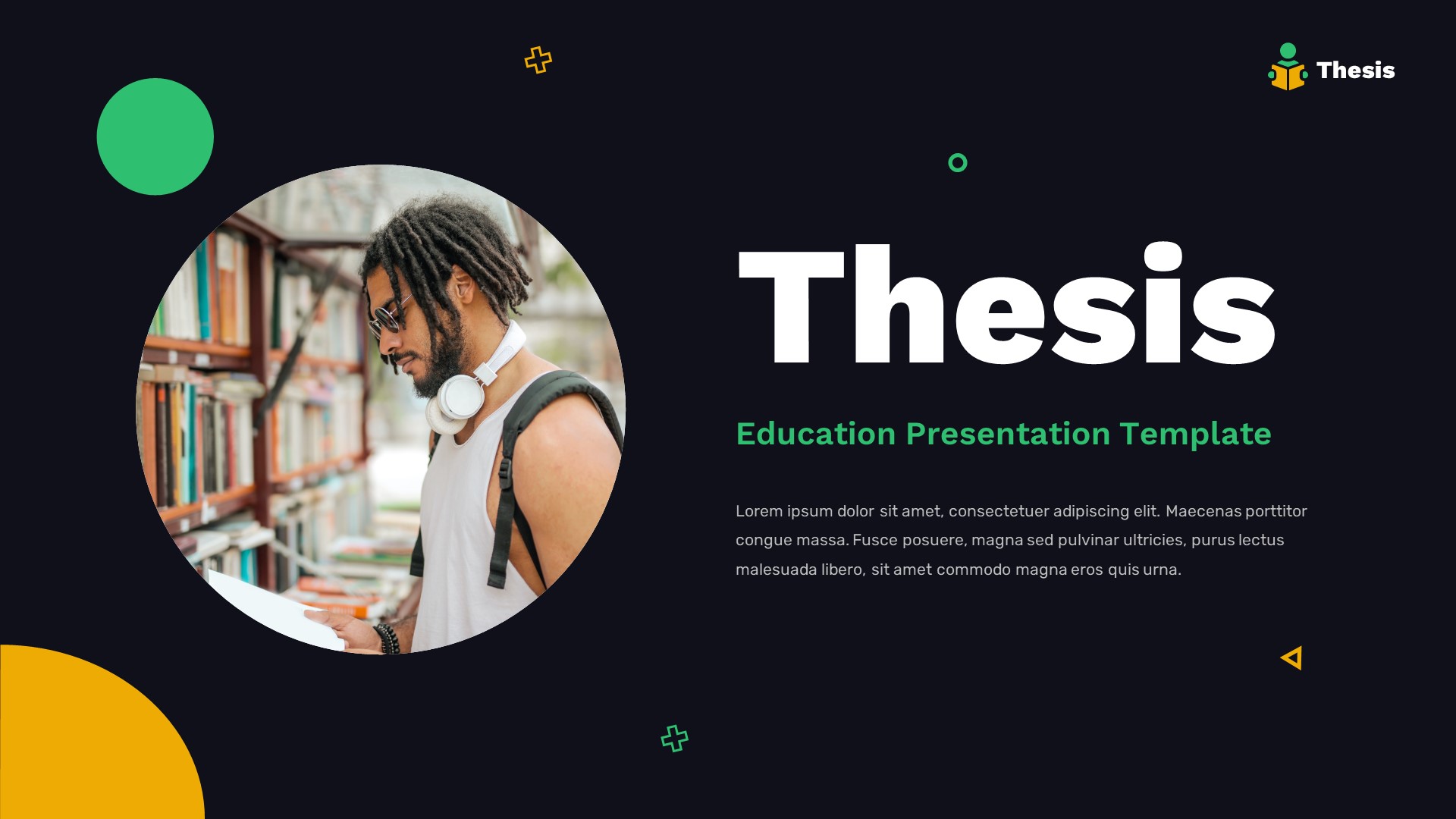 Thesis - Education Powerpoint Template, Presentation Templates ...