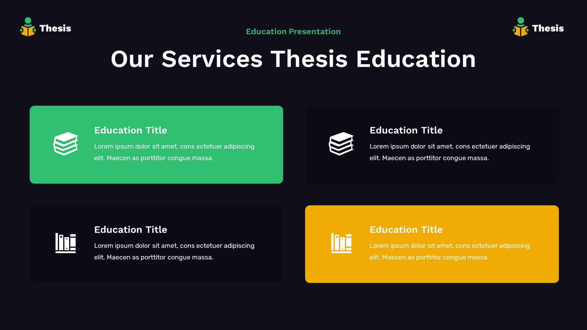 Thesis - Education Google Slides Template, Presentation Templates ...