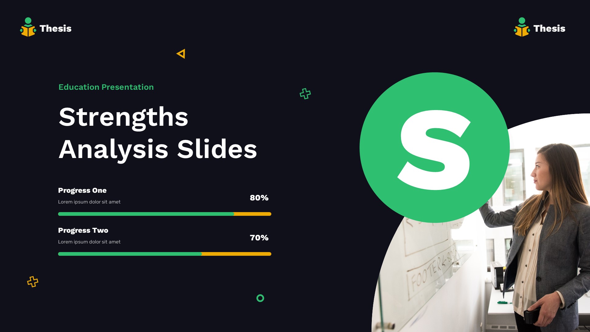 Thesis - Education Google Slides Template, Presentation Templates ...