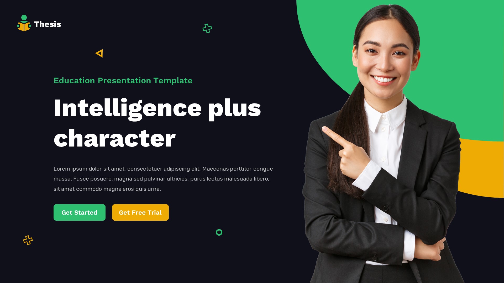 Thesis - Education Google Slides Template, Presentation Templates ...