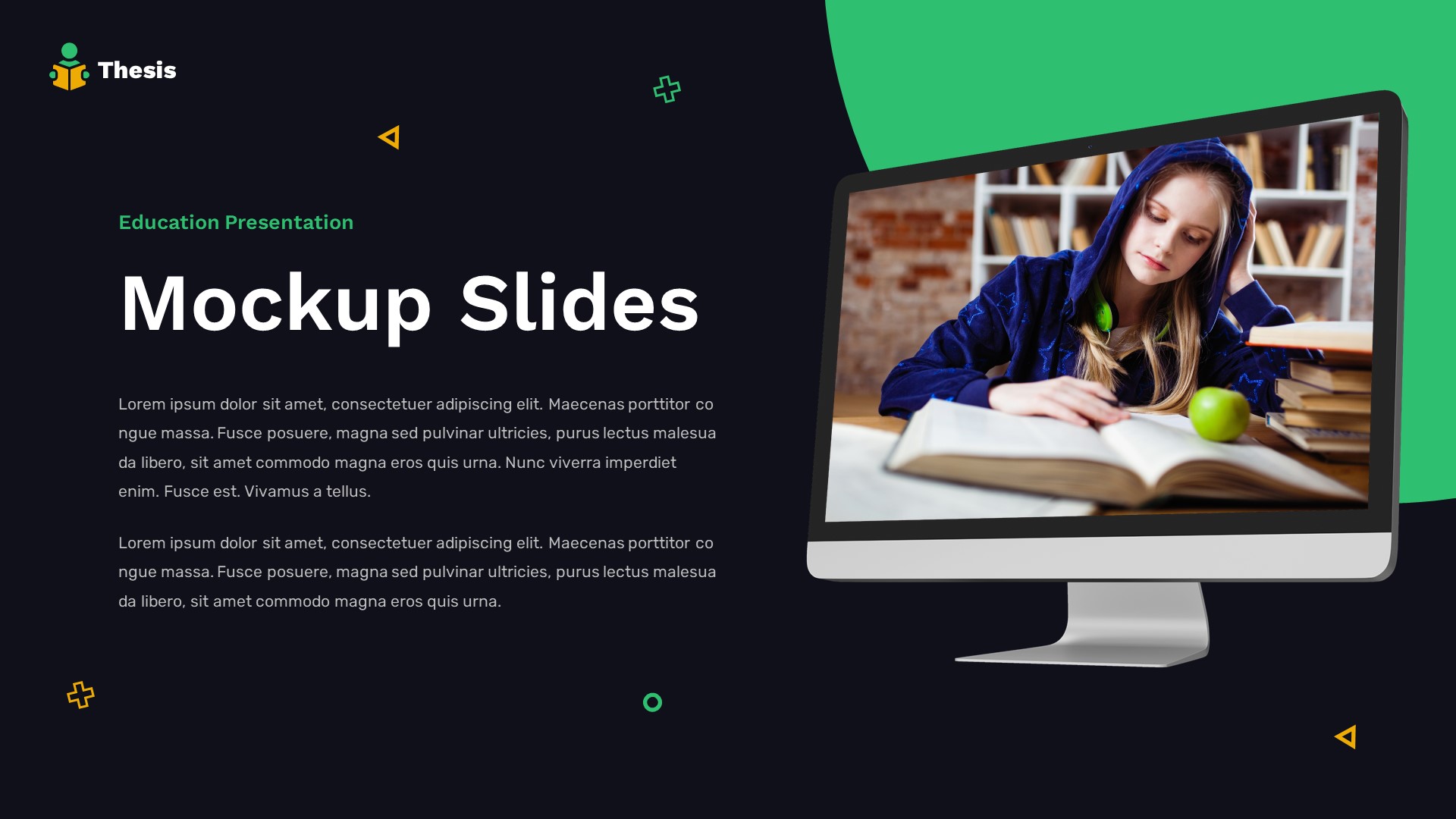 Thesis - Education Google Slides Template, Presentation Templates ...
