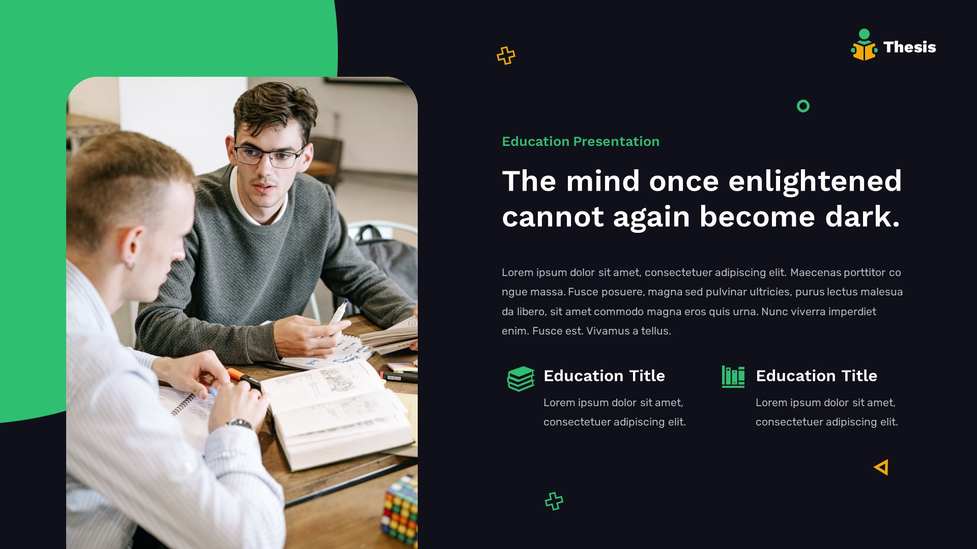 Thesis - Education Google Slides Template, Presentation Templates ...
