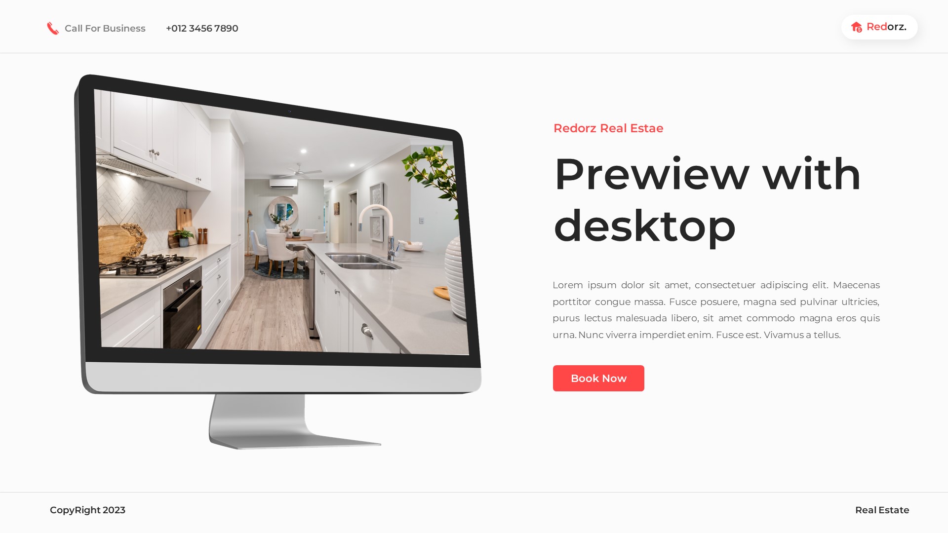 Redorz - Real Estate Powerpoint Template, Presentation Templates ...