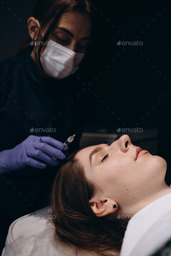 Diagnostic complex for microscopic examination of hair and skin of the ...