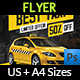 Taxi Service Flyer Template Vol.2, Print Templates | GraphicRiver