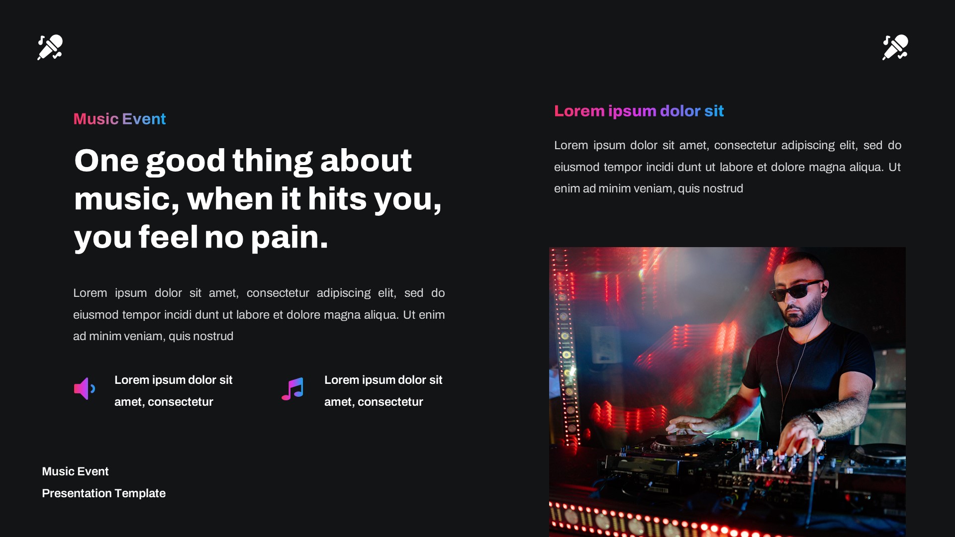 PARTY - Music Event Powerpoint Template, Presentation Templates ...