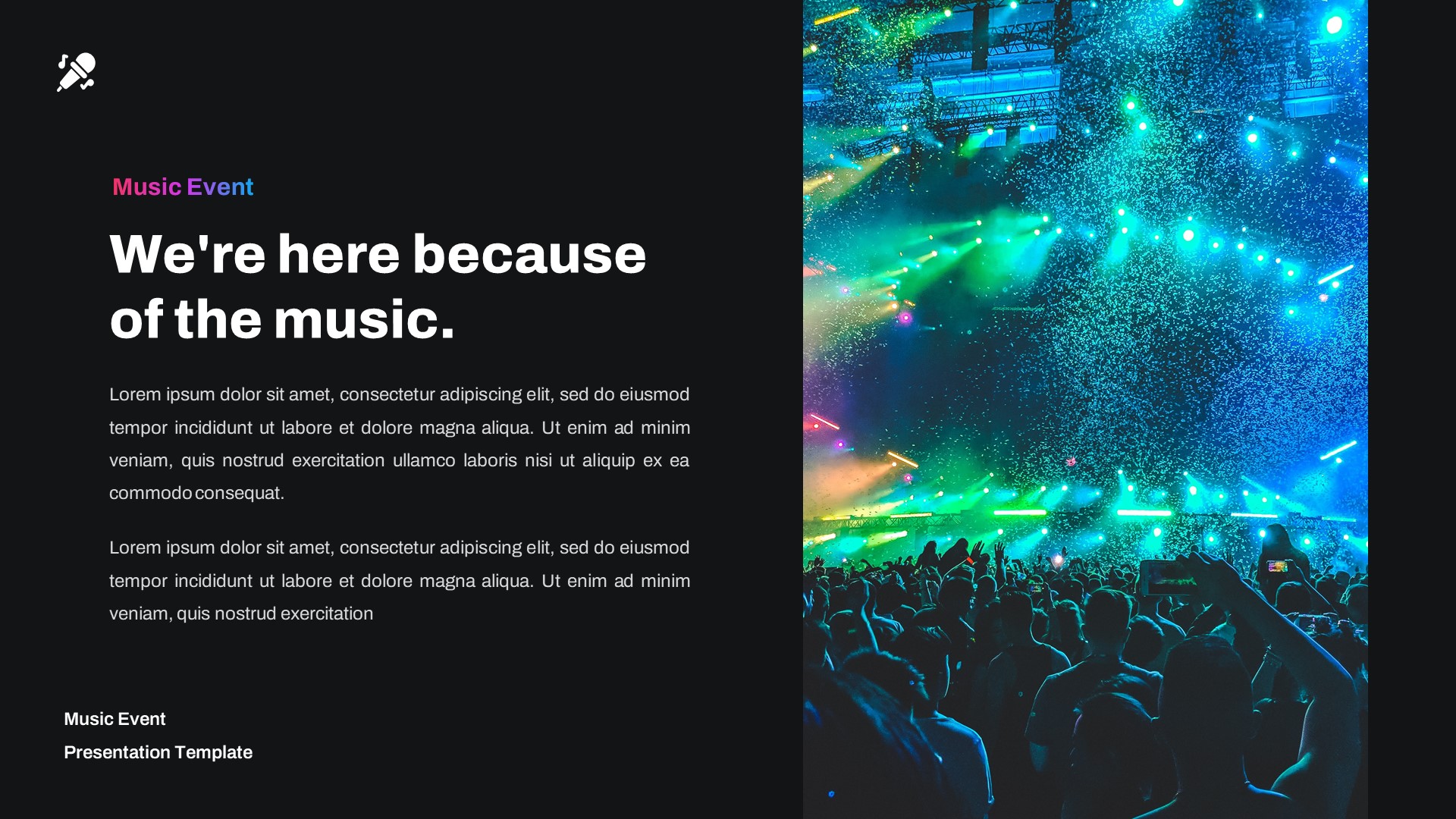 PARTY - Music Event Powerpoint Template, Presentation Templates ...