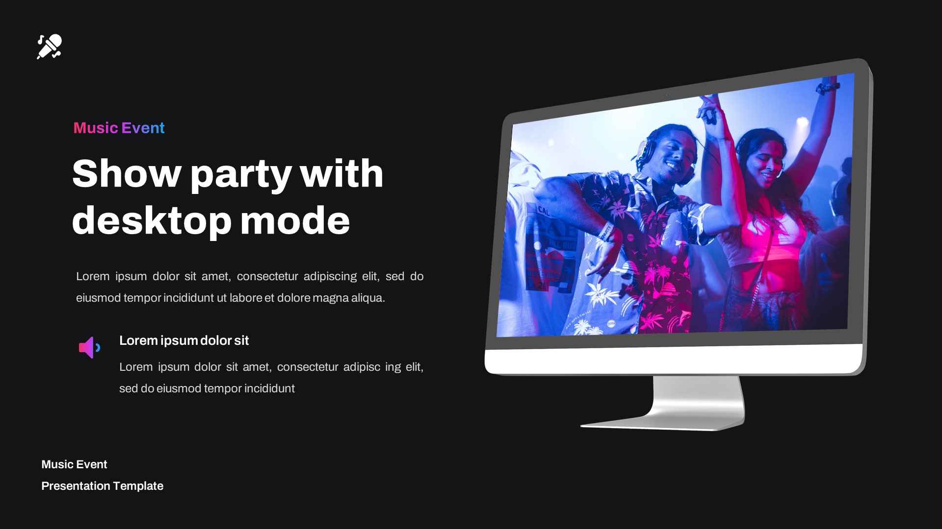 PARTY - Music Event Keynote Template, Presentation Templates | GraphicRiver