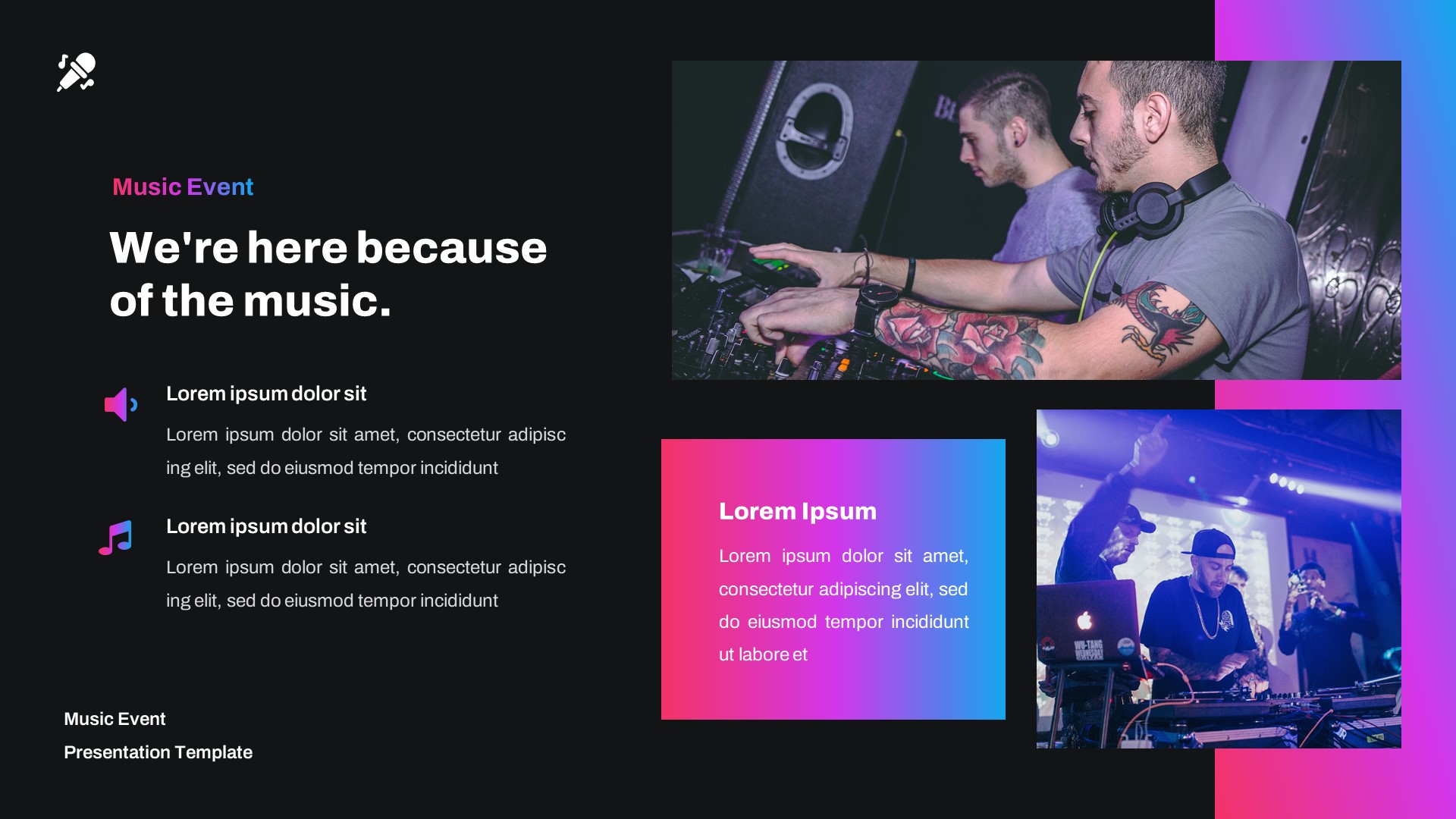 PARTY - Music Event Keynote Template, Presentation Templates | GraphicRiver