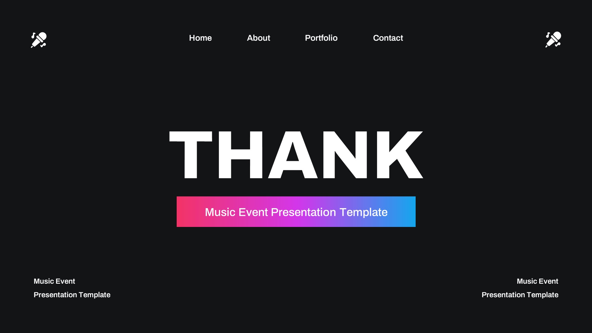 PARTY - Music Event Google Slides Template, Presentation Templates