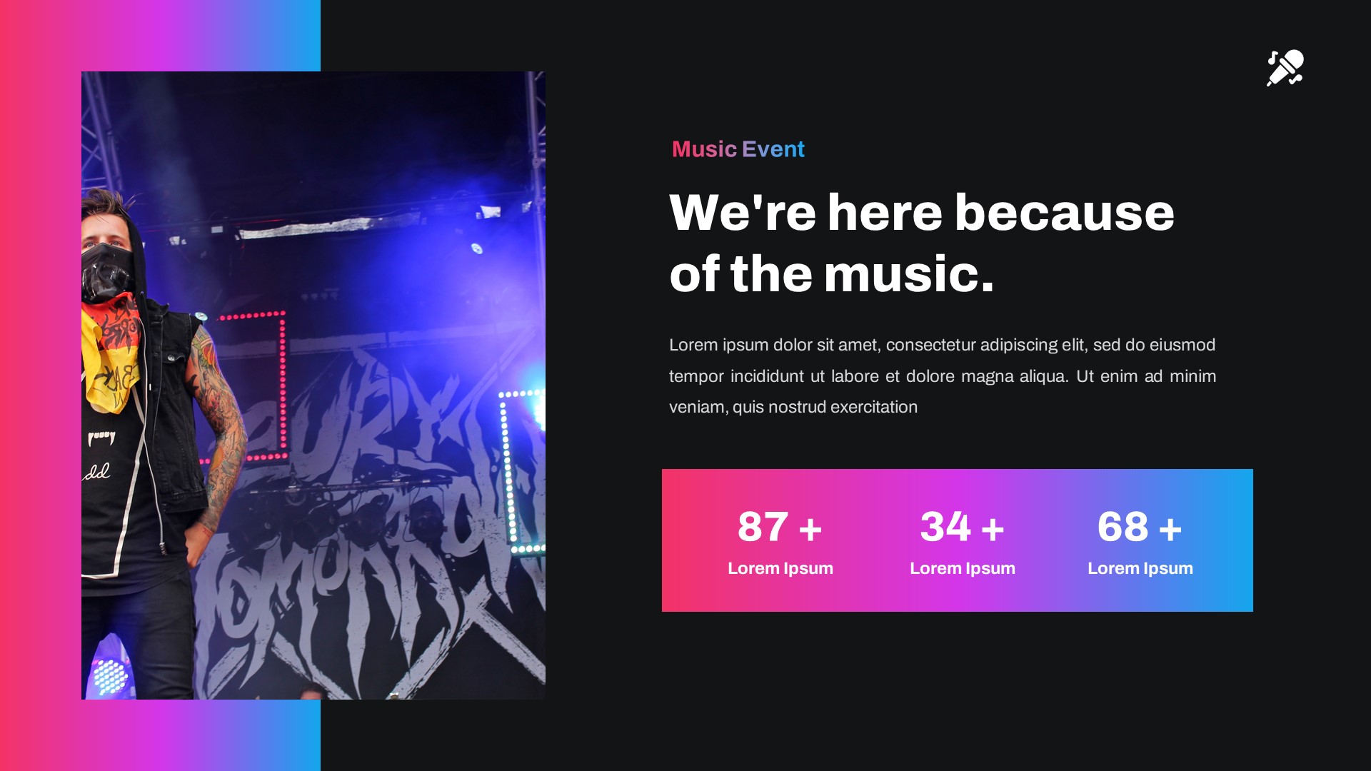 PARTY - Music Event Google Slides Template, Presentation Templates
