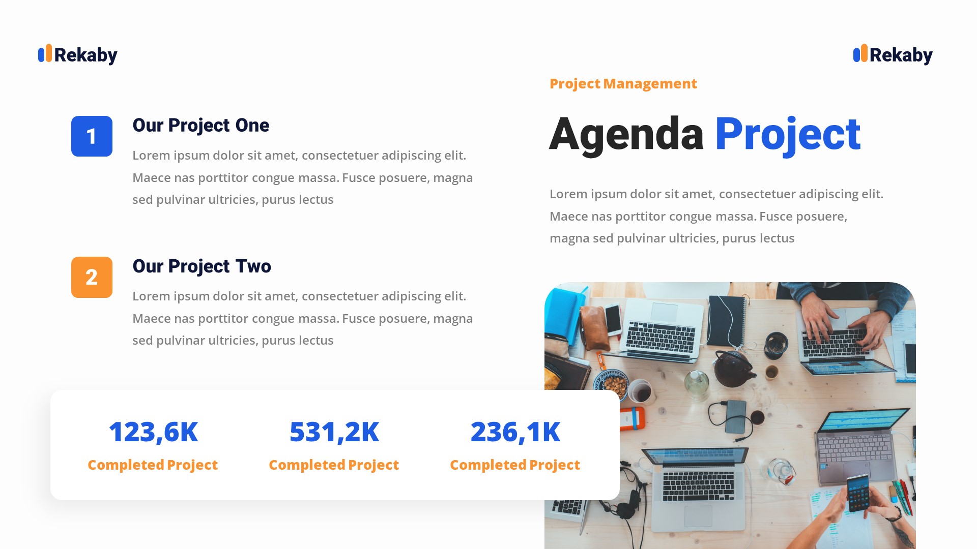 Rekaby - Project Management Keynote Template, Presentation Templates