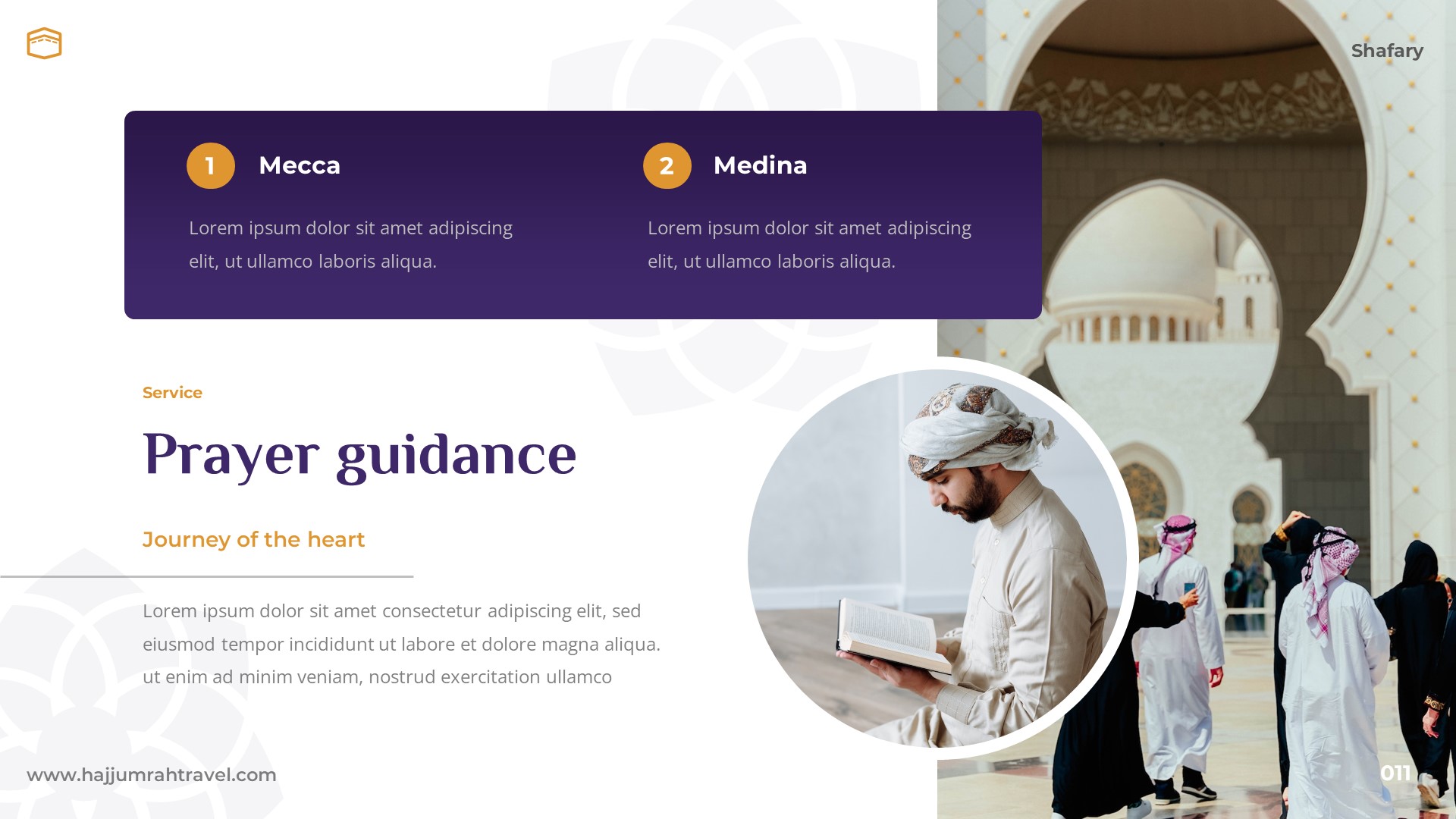 Shafary - Umrah & Hajj PowerPoint template, Presentation Templates