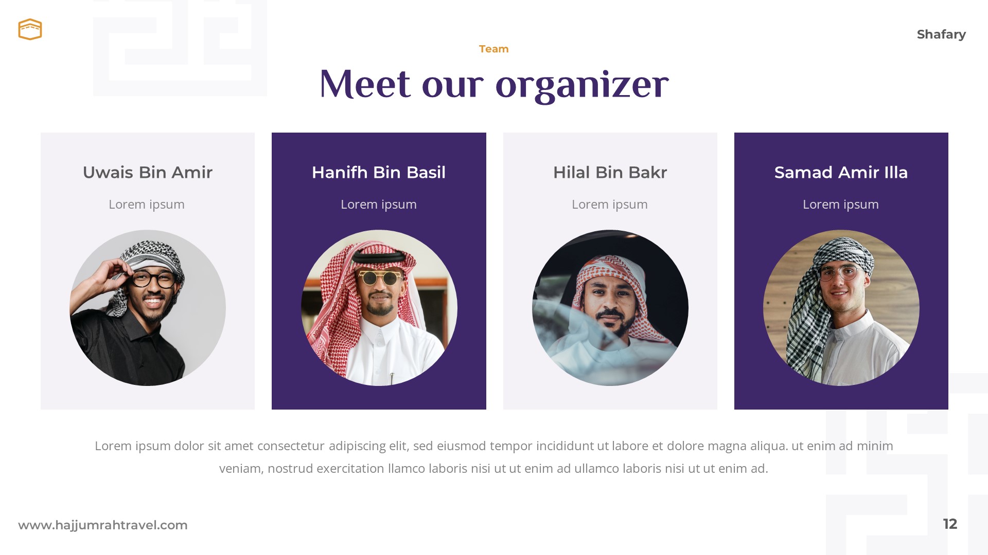 Shafary - Umrah & Hajj PowerPoint template, Presentation Templates