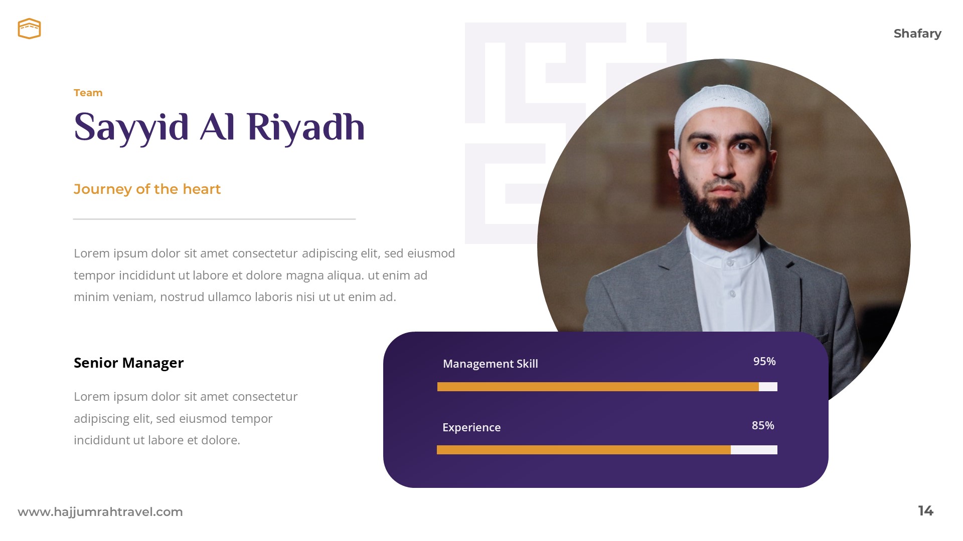Shafary - Umrah & Hajj PowerPoint template, Presentation Templates