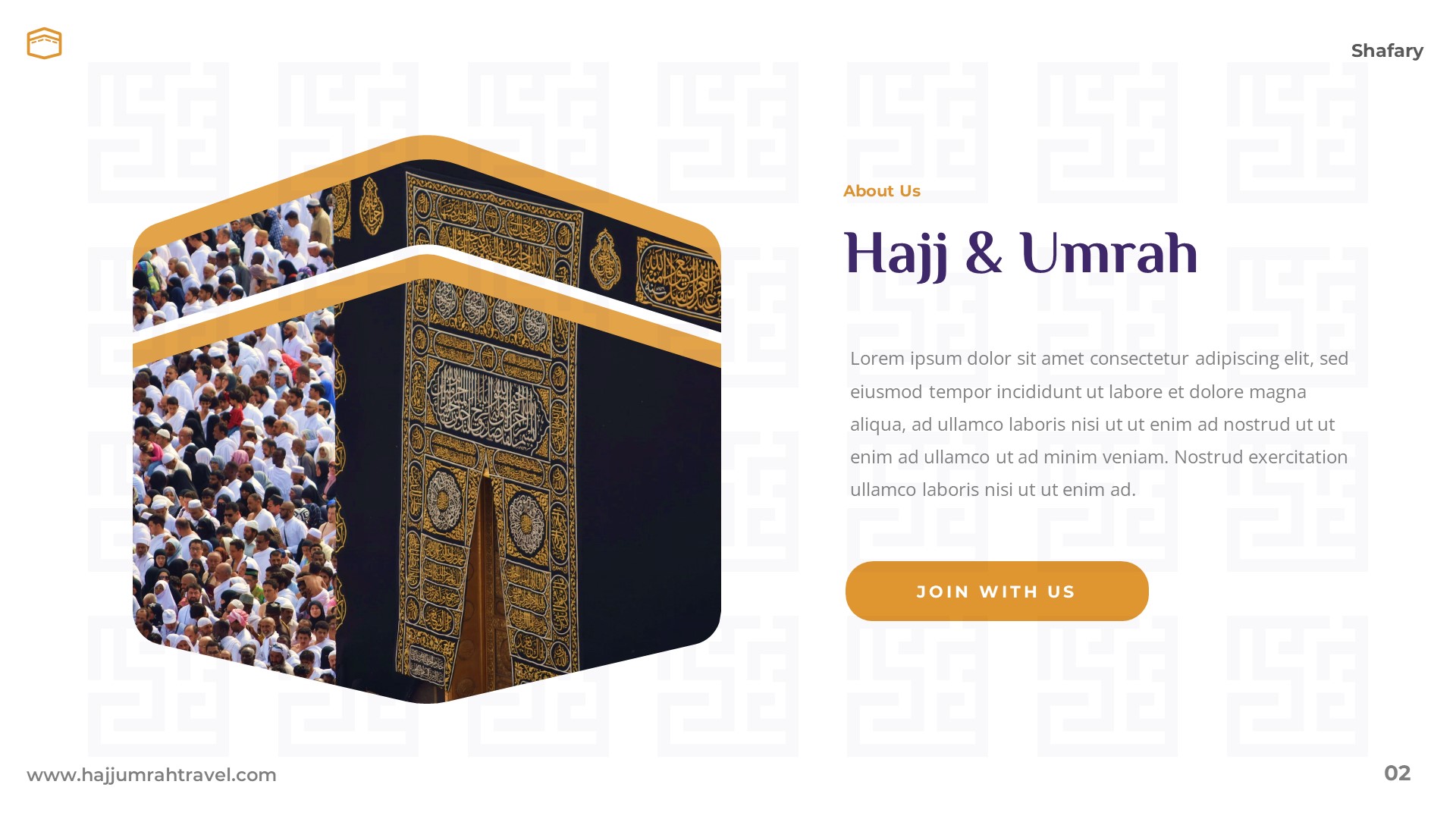 Shafary - Umrah & Hajj PowerPoint template, Presentation Templates