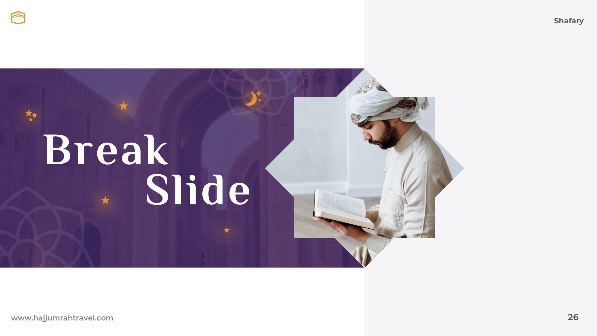 Shafary - Umrah & Hajj PowerPoint template, Presentation Templates